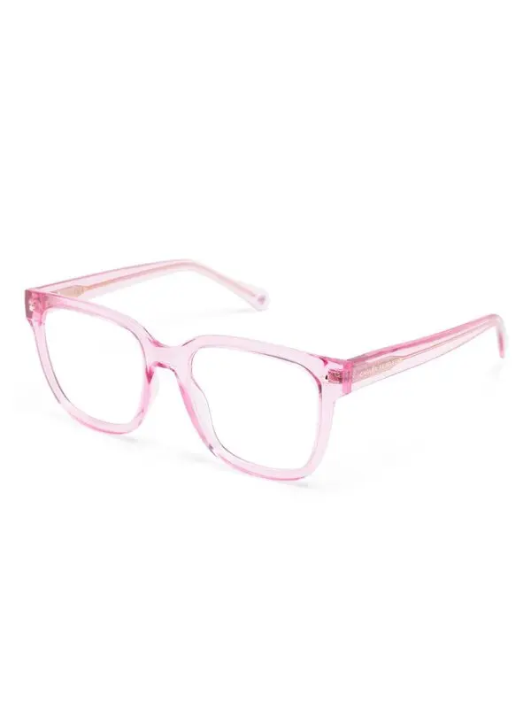 CHIARA FERRAGNI Transparent Square-frame Eyeglasses