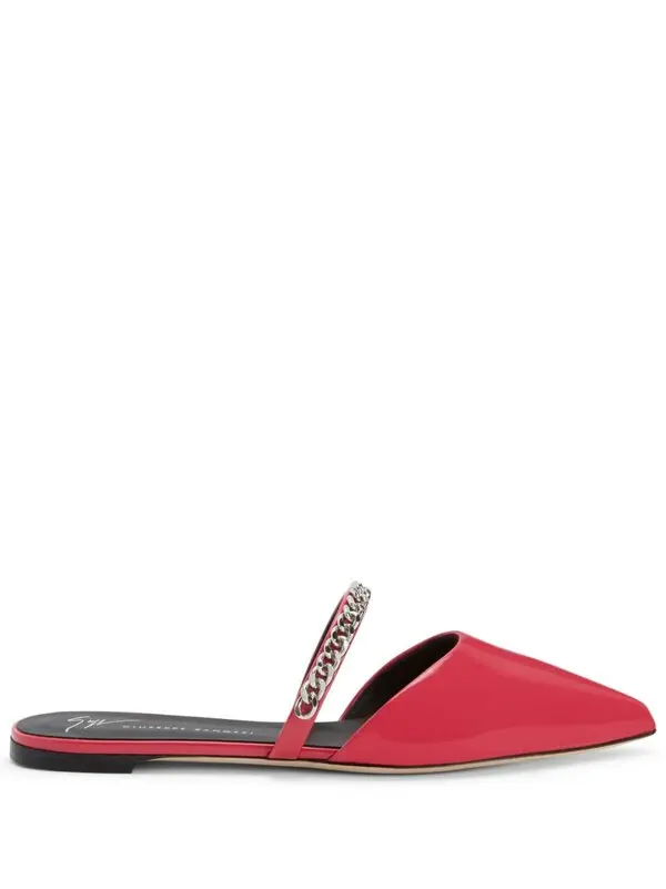 GIUSEPPE ZANOTTI Laurette Flat Mules - Pink