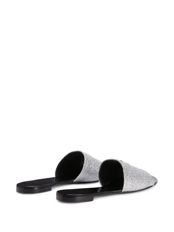 GIUSEPPE ZANOTTI Shirley Glitter Sandals - Silver