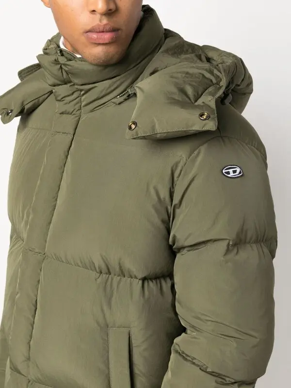 DIESEL® W-rolfys Padded Jacket - Green