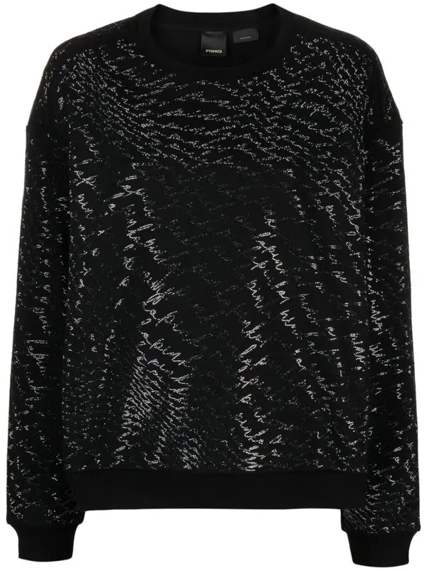 Pinko Crystal-embellished Sweatshirt
