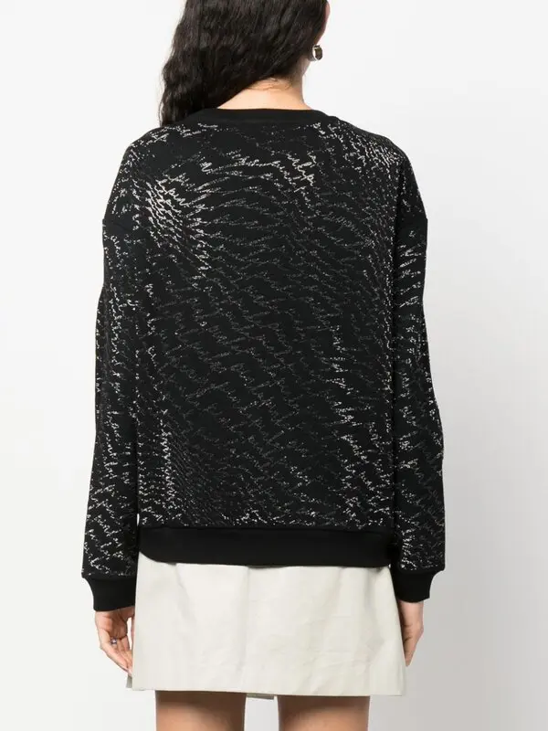 Pinko Crystal-embellished Sweatshirt