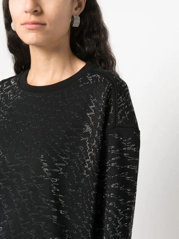 Pinko Crystal-embellished Sweatshirt