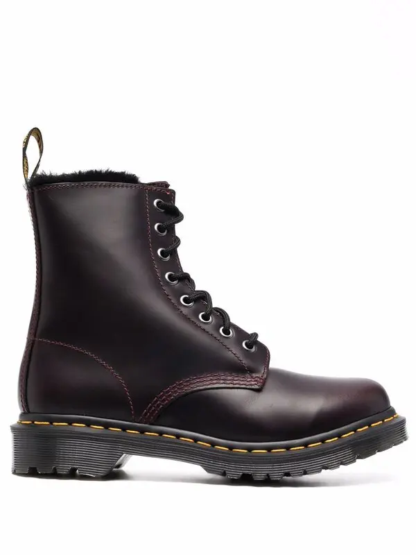 Dr. Martens Serena 1460 Leather Boots - Red