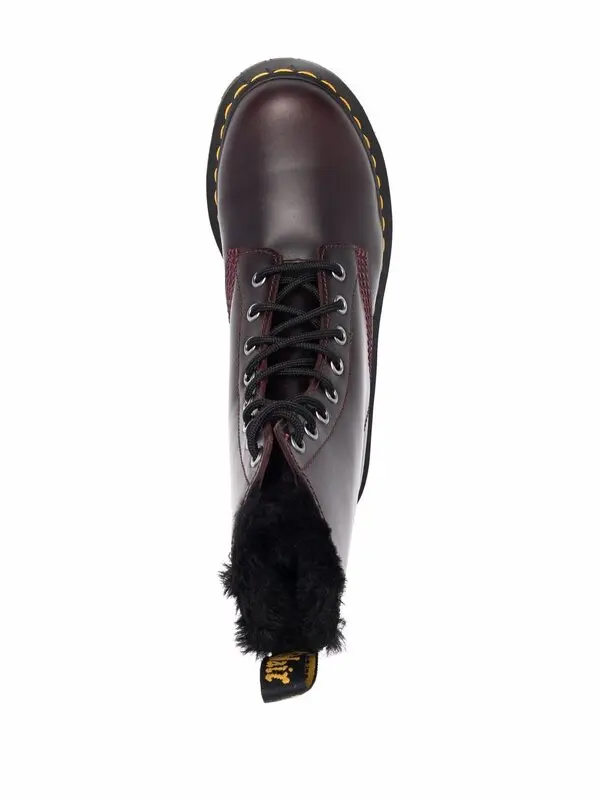 Dr. Martens Serena 1460 Leather Boots - Red