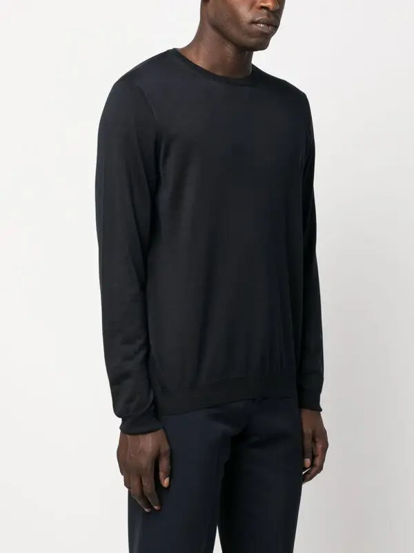 Giorgio Armani Crew-neck Jumper - Blue