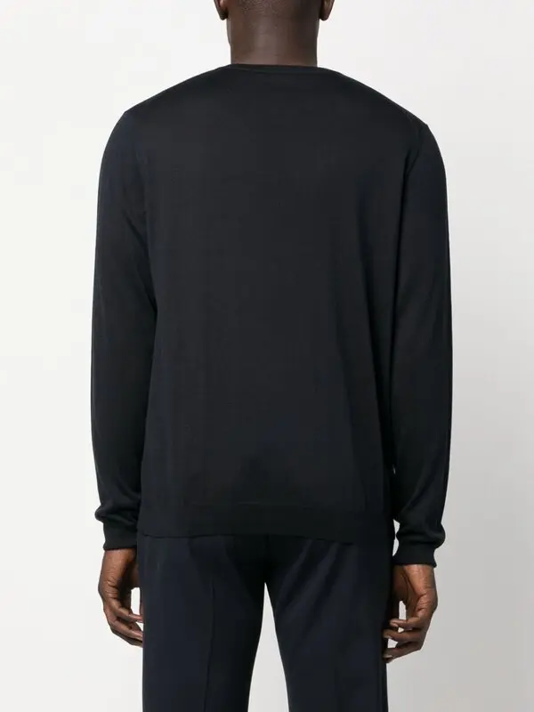 Giorgio Armani Crew-neck Jumper - Blue