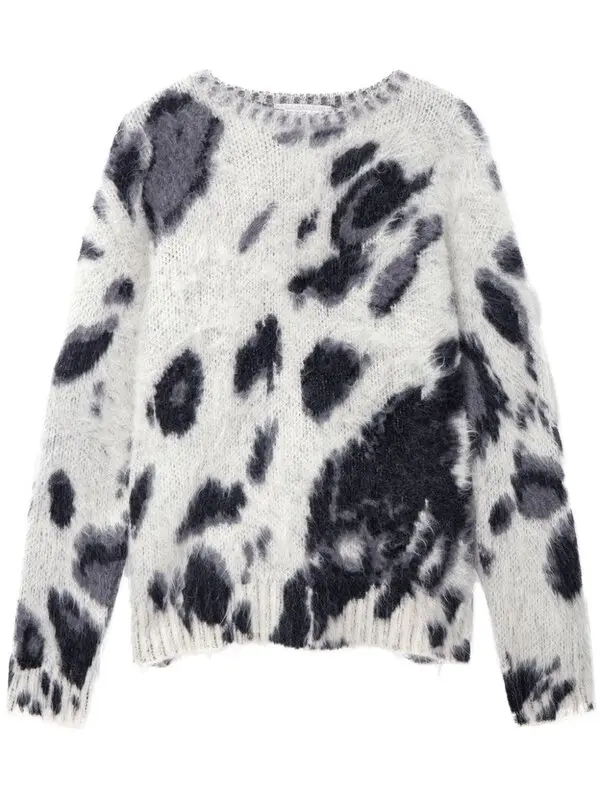 Stella McCartney Brushed Jacquard Jumper - White