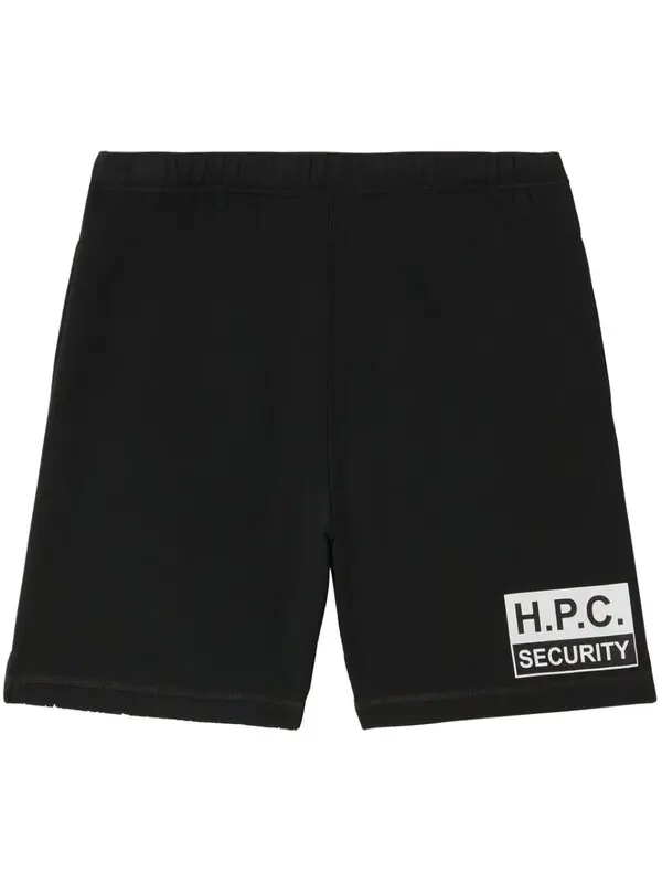 Heron Preston Security Cotton Track Shorts