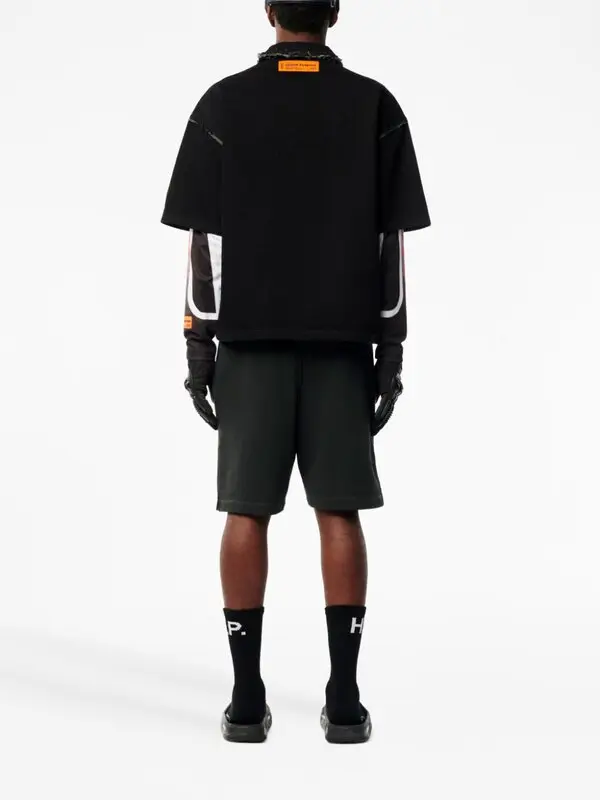 Heron Preston Security Cotton Track Shorts