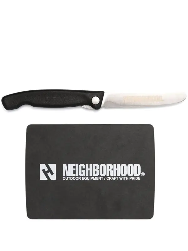 NEIGHBORHOOD X Victorinox Knife & Cuttingboard - Black