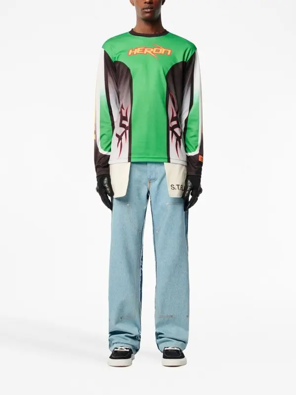 Heron Preston Two-tone Jeans