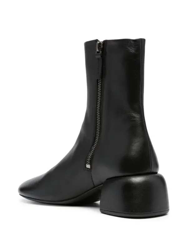 Marsèll 50mm Basata Leather Ankle Boots - Black