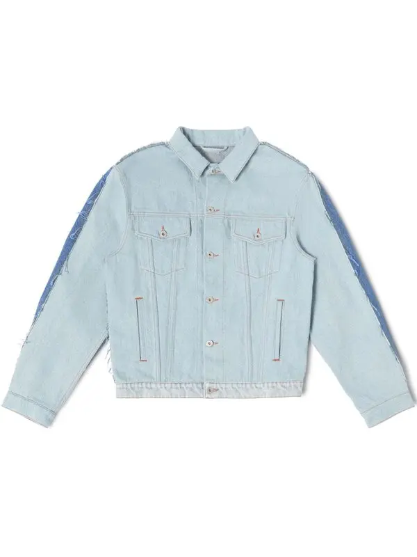 Heron Preston Logo-patch Denim Jacket - Blue