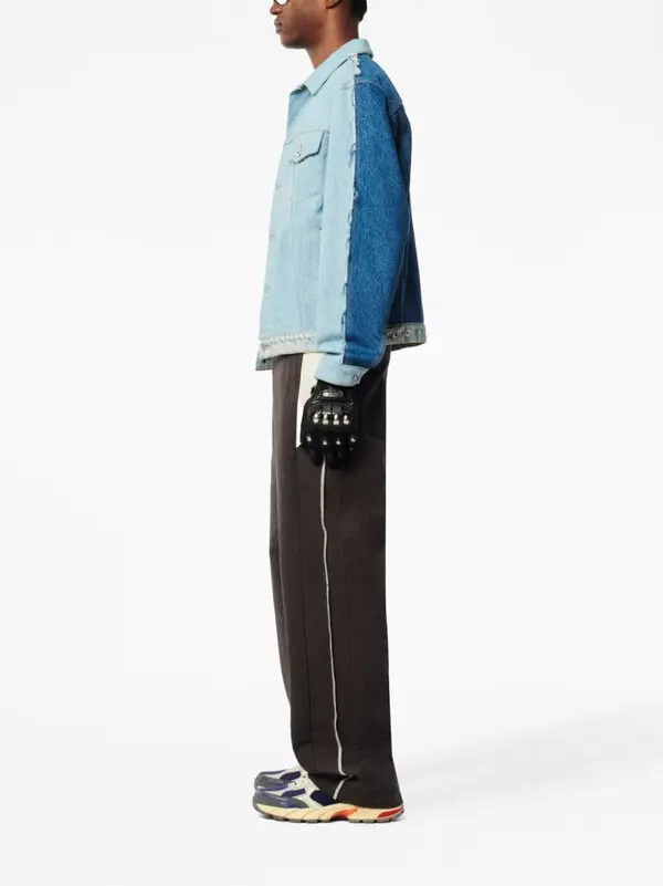 Heron Preston Logo-patch Denim Jacket - Blue
