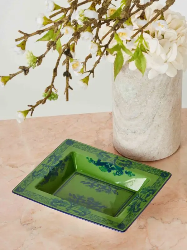 GINORI 1735 Patterned Porcelain Change Tray