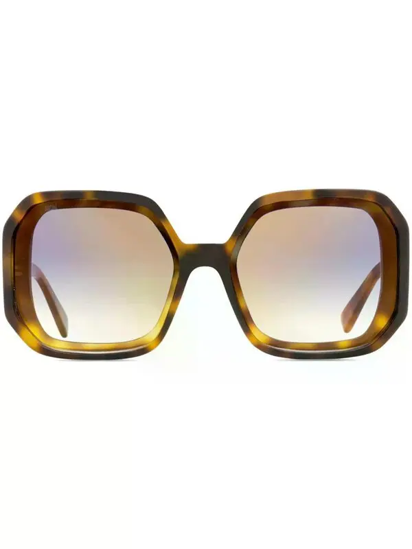 Mcm 709s Visetos-print Sunglasses - Brown