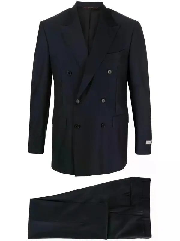 Canali Double-breasted Wool Suit
