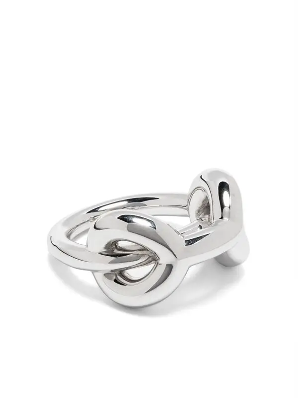 Charlotte Chesnais Binary Chain Ring - Silver