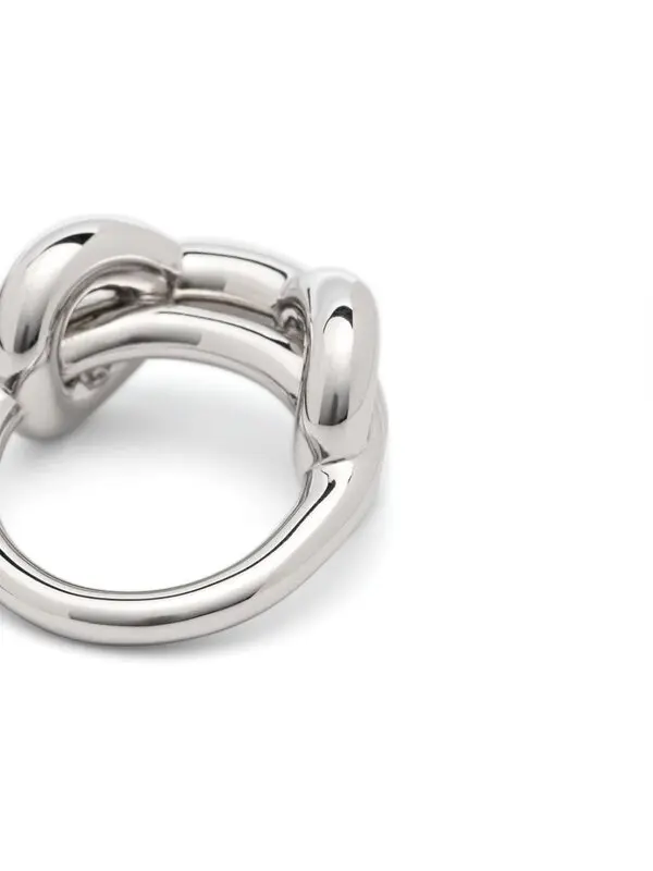 Charlotte Chesnais Binary Chain Ring - Silver