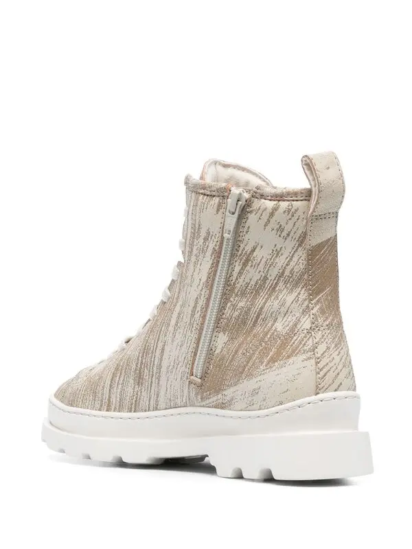 Camper Brutus Lace-up Boots - Neutrals