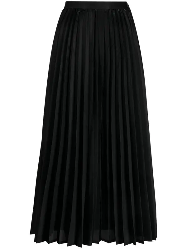 Junya Watanabe High-waist Pleated Midi Skirt