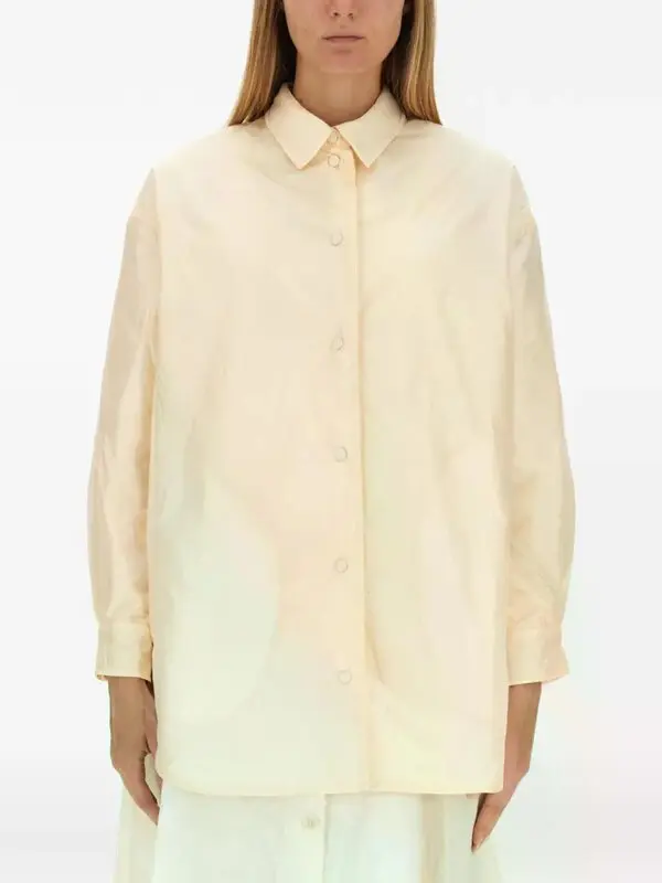Aspesi Classic-collar Long-sleeve Shirt - Neutrals