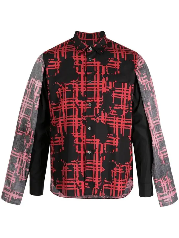 BLACK COMME DES GARÇONS Graphic-print Shirt