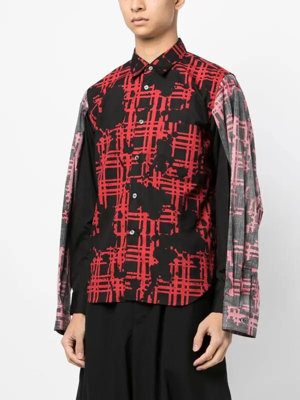 BLACK COMME DES GARÇONS Graphic-print Shirt