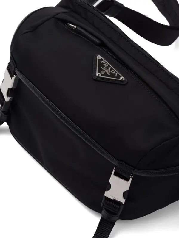 Prada Re-nylon And Saffiano Leather Shoulder Bag