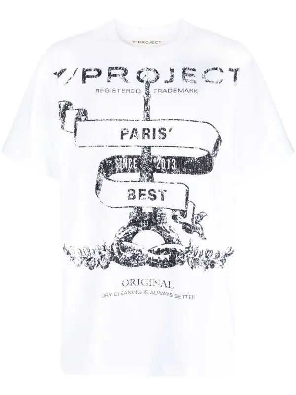 Y/project Organic-cotton T-shirt - White
