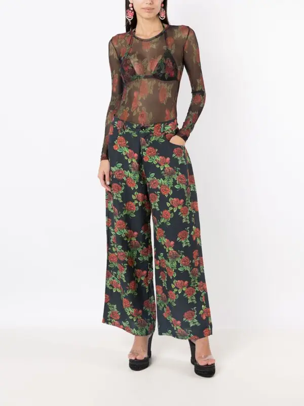 AMIR SLAMA Floral Culottes