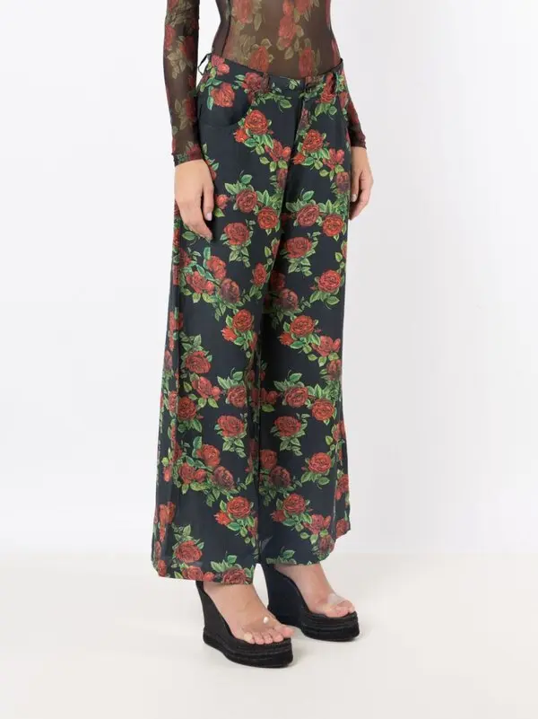 AMIR SLAMA Floral Culottes
