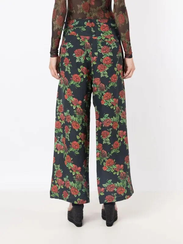 AMIR SLAMA Floral Culottes