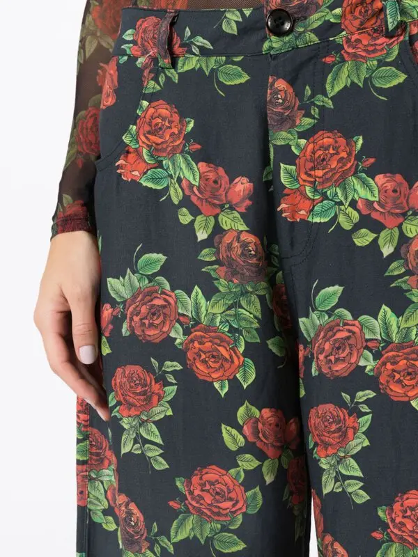 AMIR SLAMA Floral Culottes