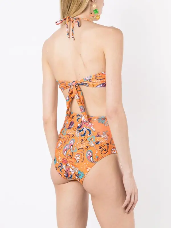 AMIR SLAMA Graphic-print Bikini Set