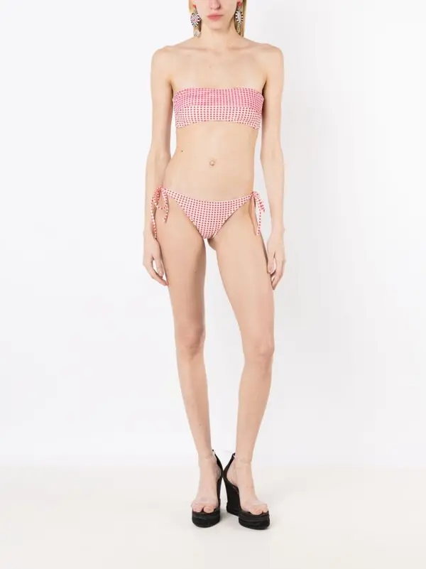 AMIR SLAMA Gingham Bikini Set