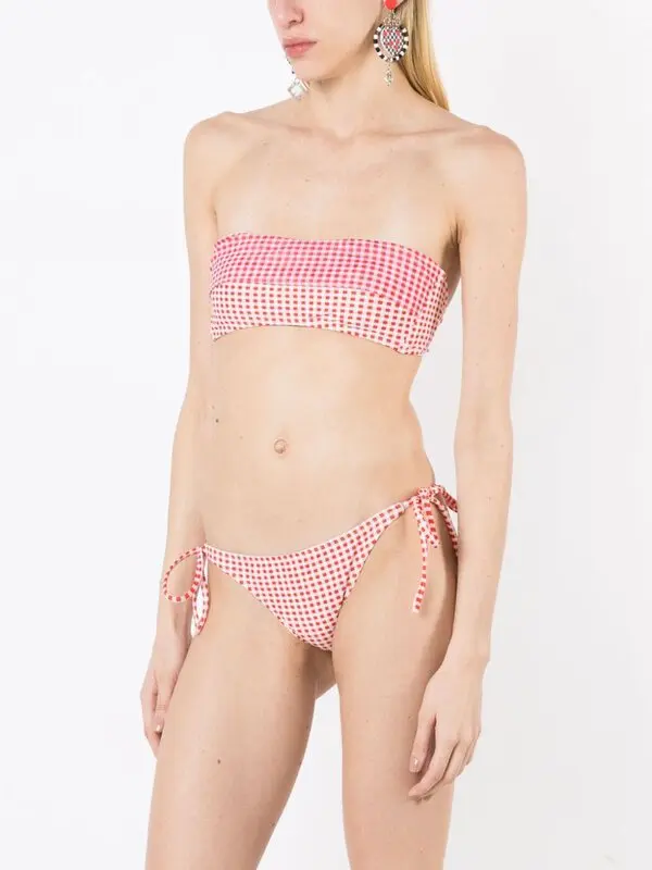 AMIR SLAMA Gingham Bikini Set
