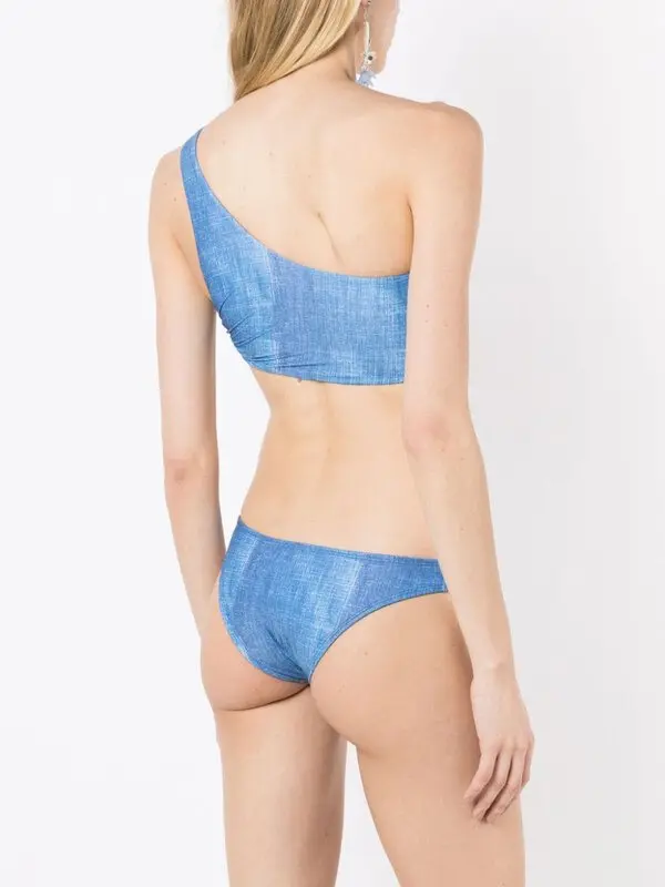 AMIR SLAMA Embroidered Two-piece Bikini Set