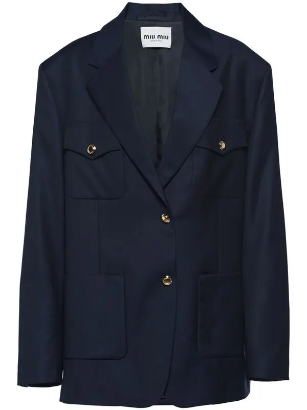 Miu Miu Single-breasted Blazer