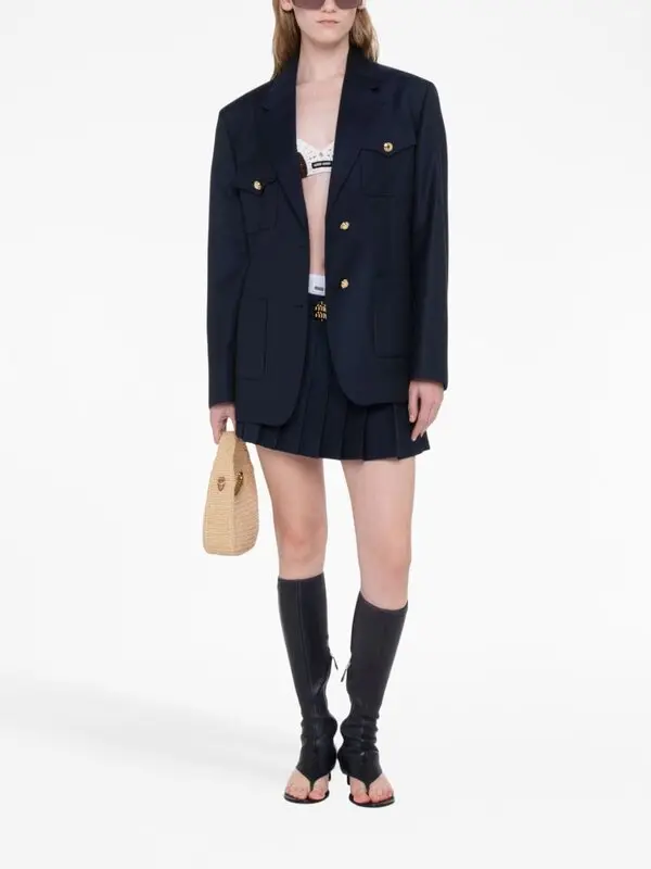 Miu Miu Single-breasted Blazer