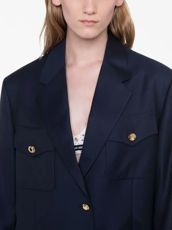 Miu Miu Single-breasted Blazer