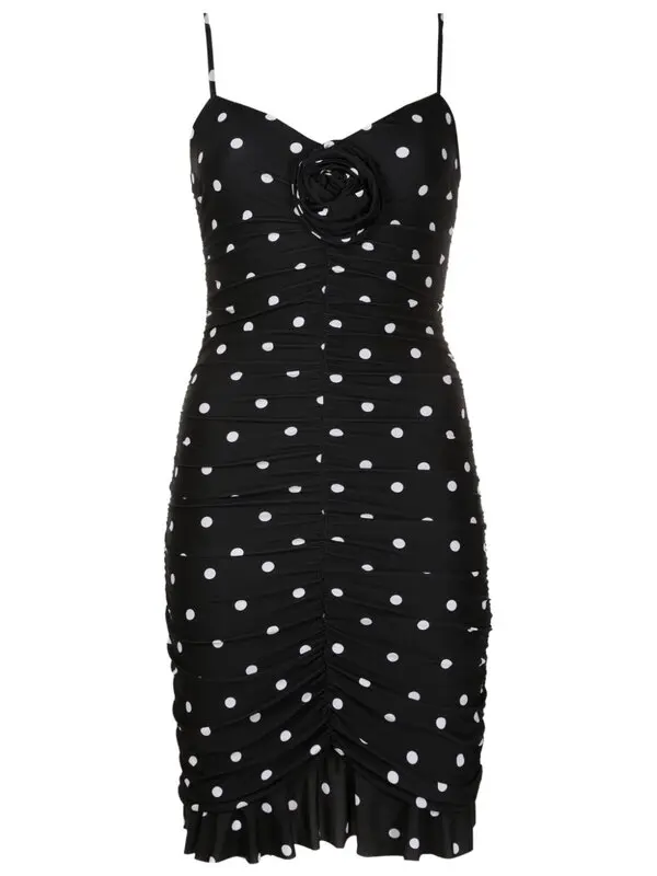 AMIR SLAMA Polka-dot Minidress