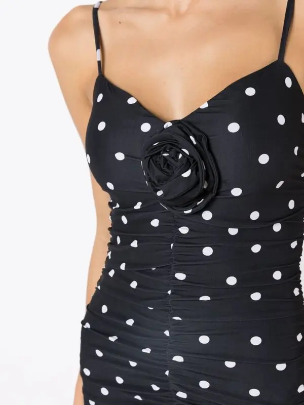 AMIR SLAMA Polka-dot Minidress