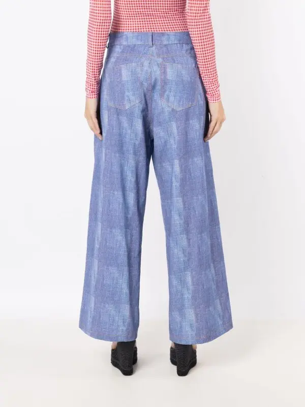 AMIR SLAMA Crochet-patch Culottes