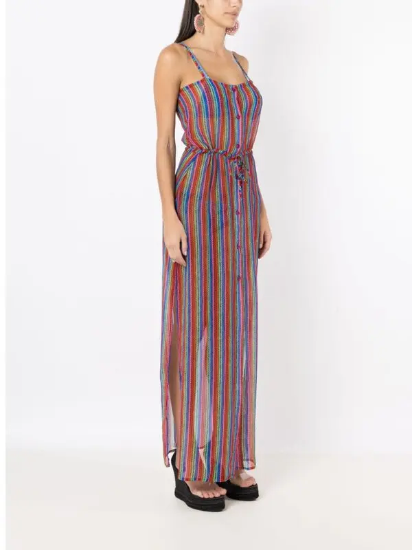 AMIR SLAMA Graphic-print Maxi Dress