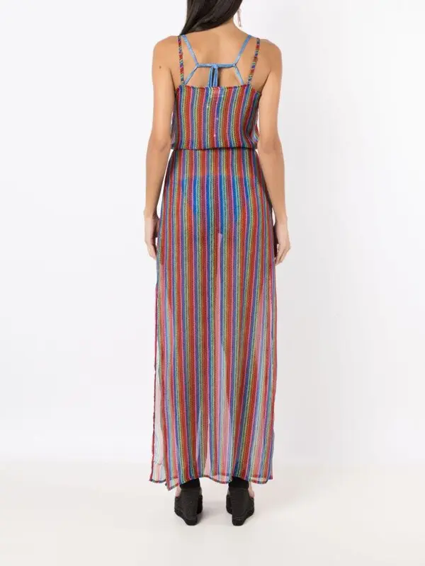 AMIR SLAMA Graphic-print Maxi Dress