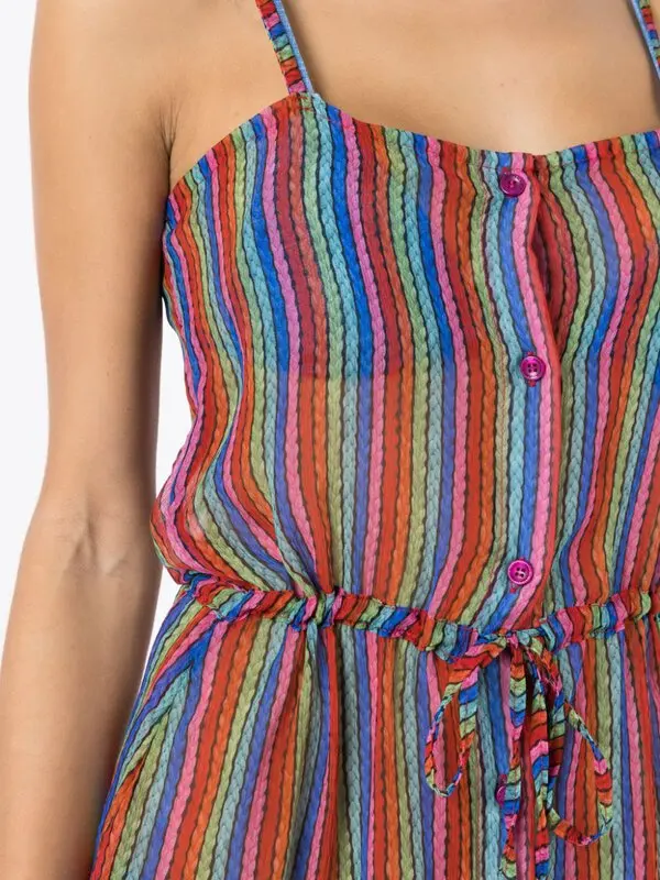 AMIR SLAMA Graphic-print Maxi Dress