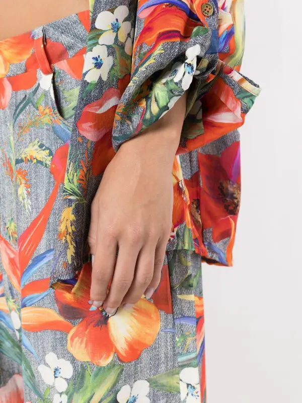 AMIR SLAMA Floral-print Shirt