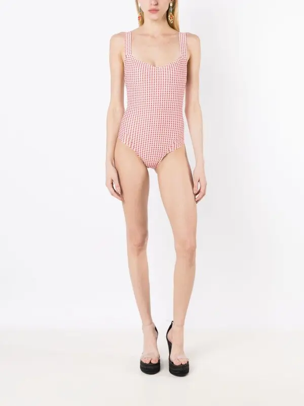 AMIR SLAMA - Amir Slama Gingham Swimsuit